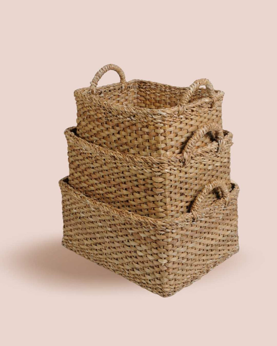 Hogla Rectangular Nesting Baskets – Different Kind